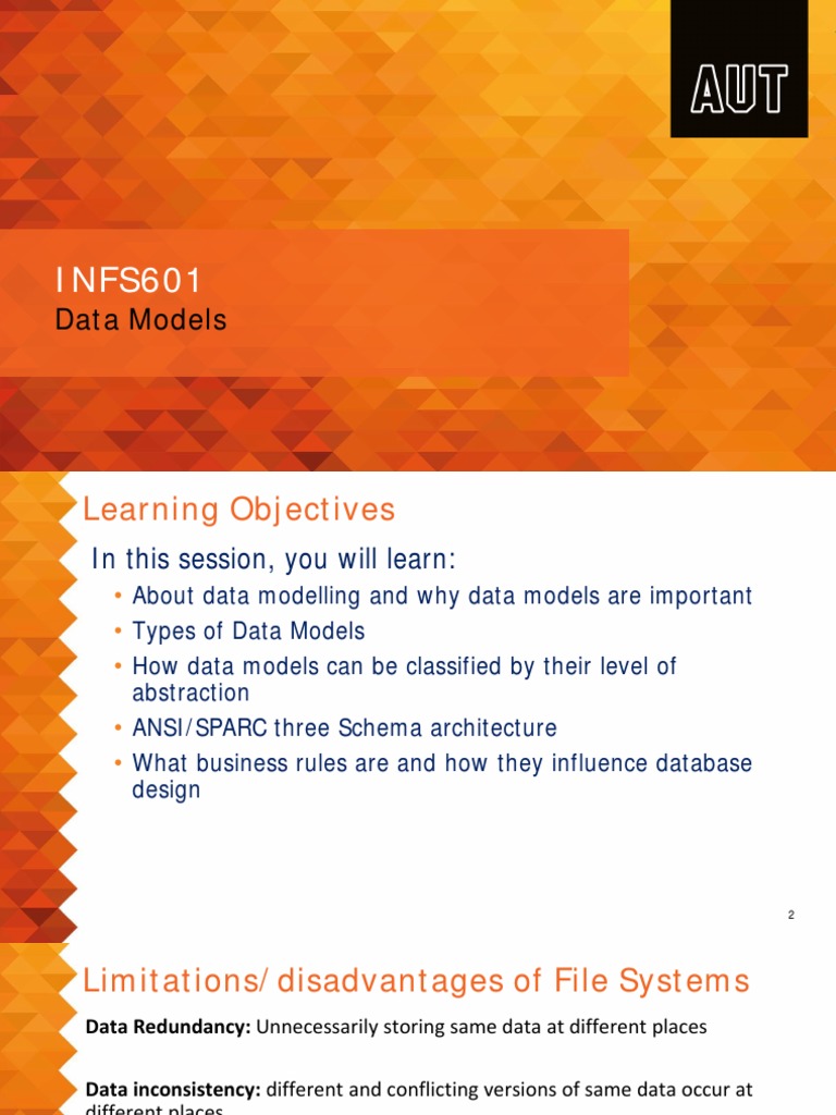 Lecture 2 Data Models | PDF | Data Model | Databases