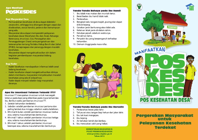 Leaflet Poskesdes 1 Depan | PDF