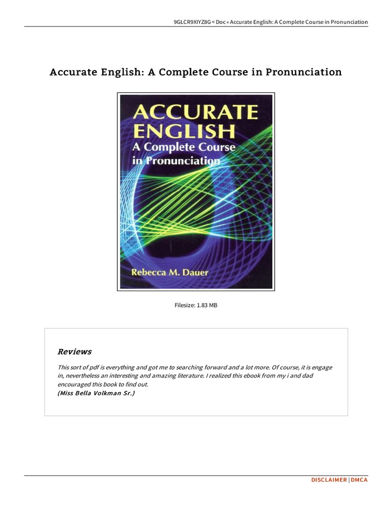 Accurate English A Complete Course in Pronunciat Book PDF | PDF ...