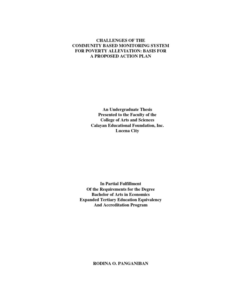 Thesis Economics | PDF