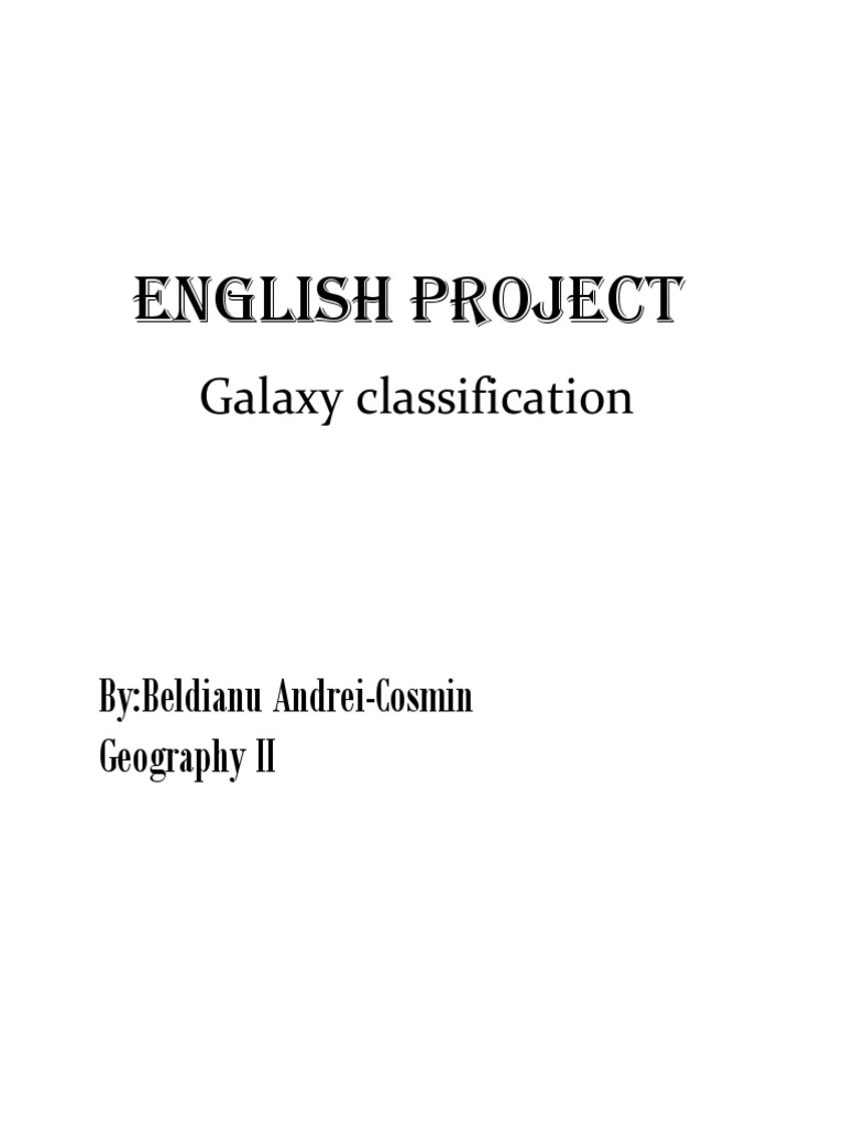 Galaxy Classification Lab | PDF | Galaxy | Milky Way