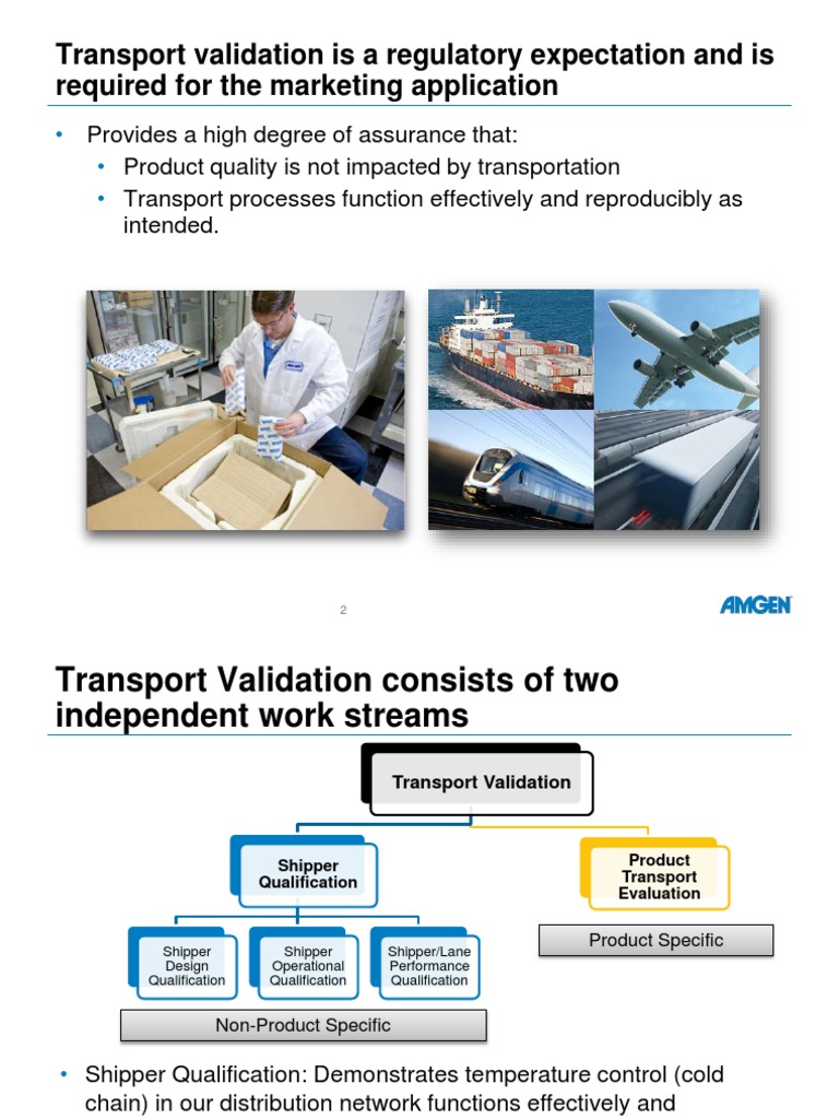 Transport Validation | Verification And Validation | Packaging And Labeling