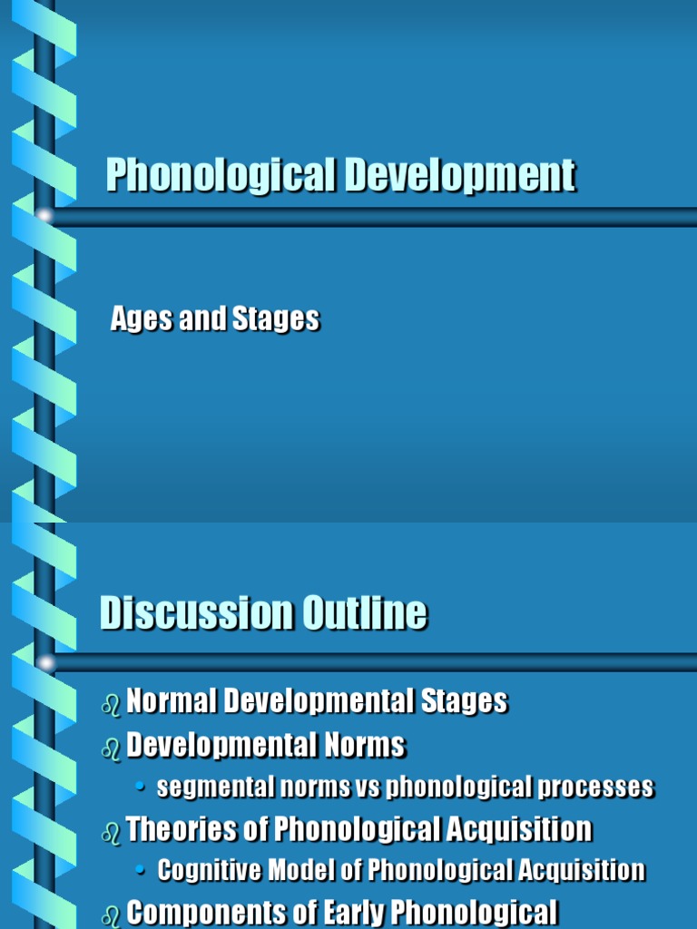 Phonological Development in Early Childhood | PDF | Language ...