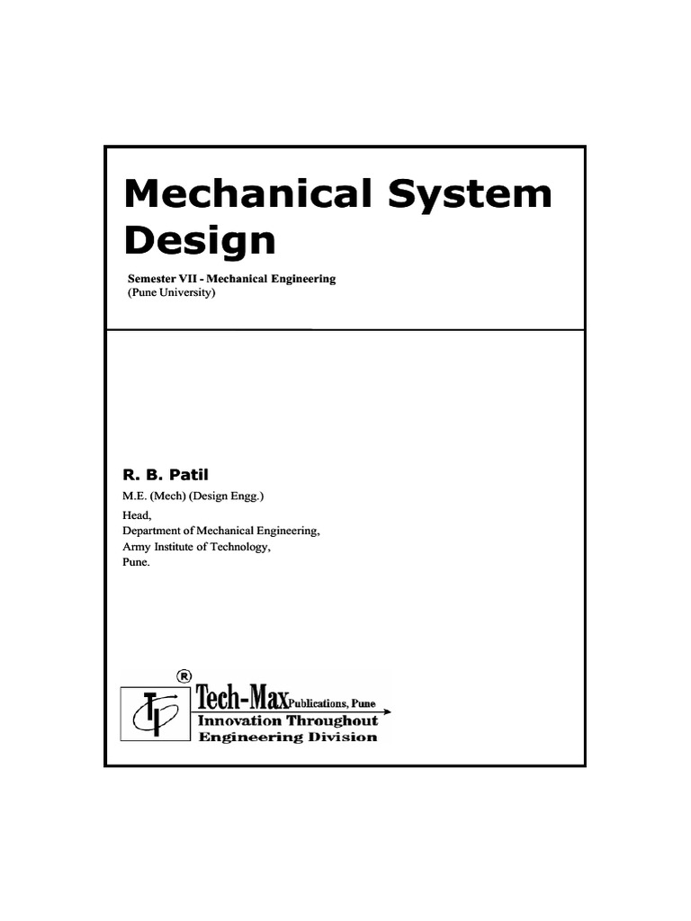 Mechanical System Design by R B Patil Preview | PDF | Belt (Mechanical ...