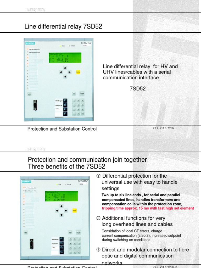 7sd 522 Presentation Studies | Download Free PDF | Electrical Connector ...