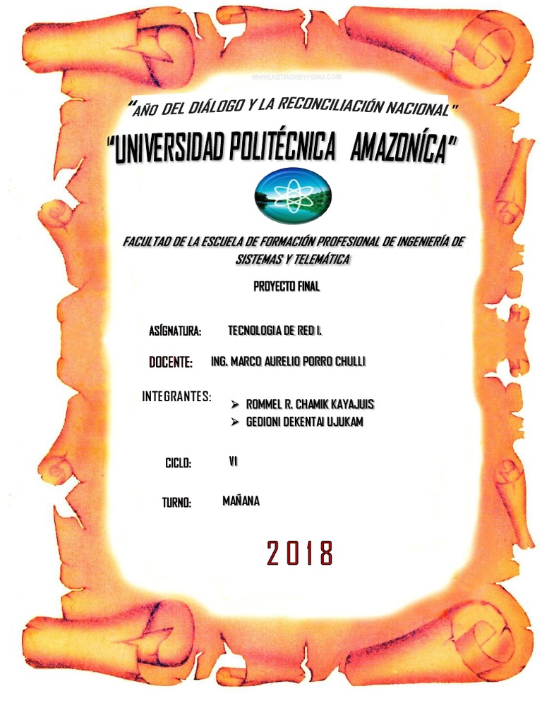 Proyecto Final - Redes | Descargar gratis PDF | Topología de la red | Red inalámbrica