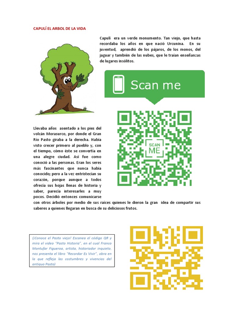 Cuento Metafora Capuli El Arbol de La Vida | PDF | Lectura (proceso)