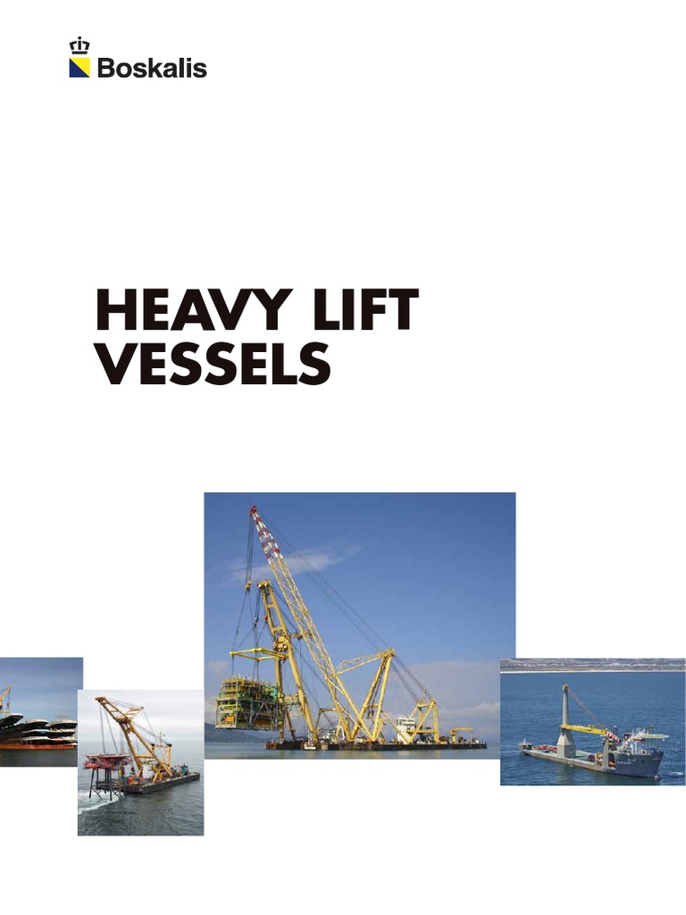 Boskalis Heavy Lift Vessels Brochure | PDF | Tonnage | Crane (Machine)
