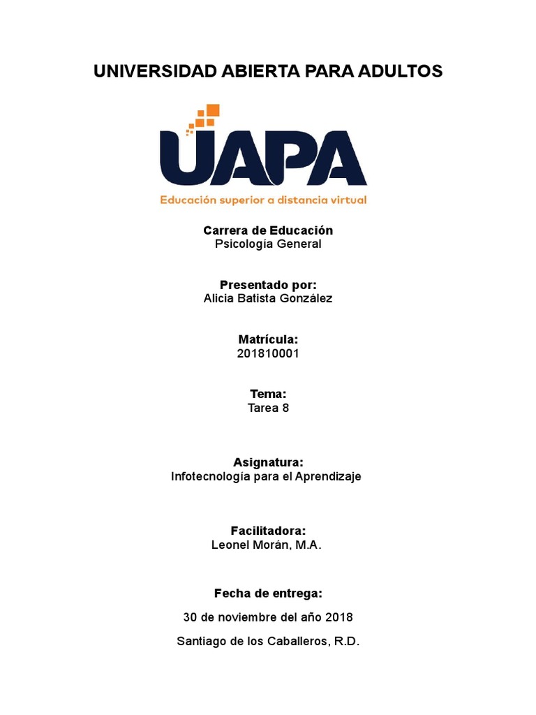 Tarea VIII Infotecnologia | PDF | Información | Conocimiento