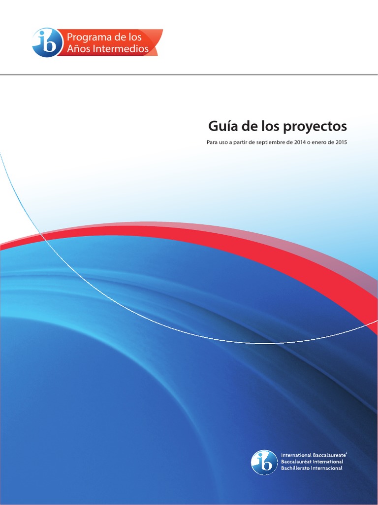 MYP Personal Project Guide Spanish | PDF