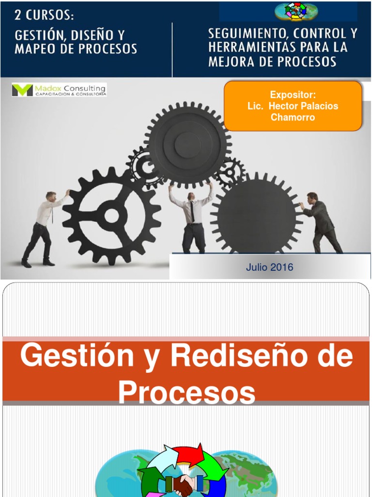 GESTIÓN Y REDISEÑO DE PROCESOS | PDF | Planificación de recursos empresariales | Calidad (comercial)