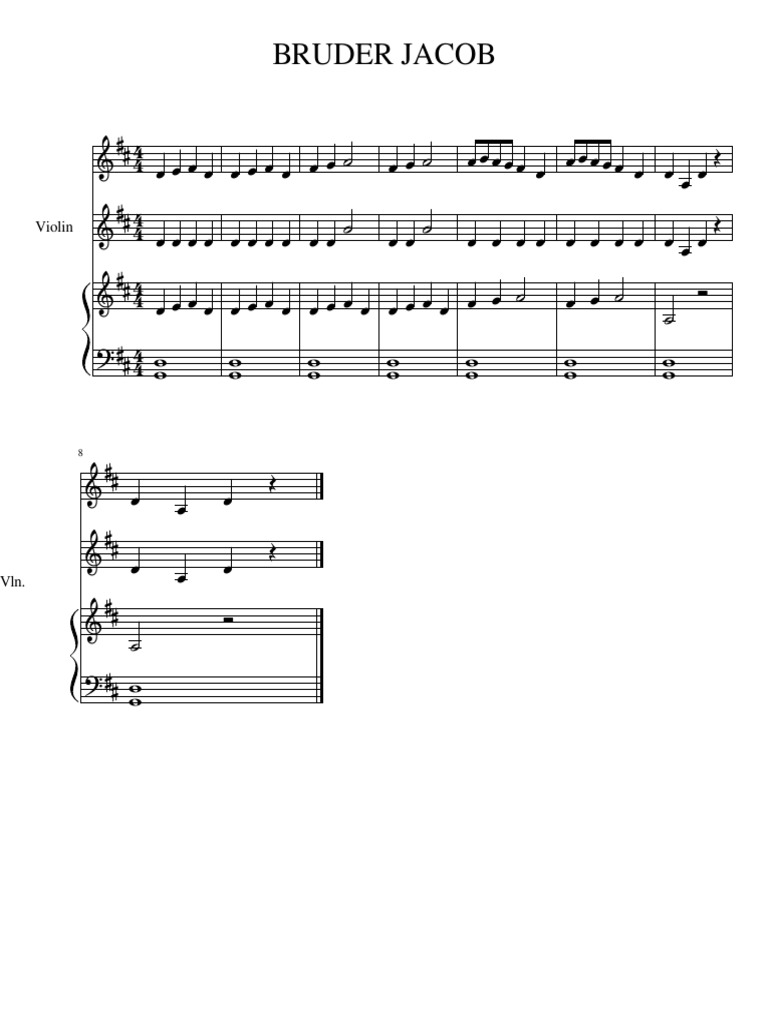 Bruder Jacob | PDF