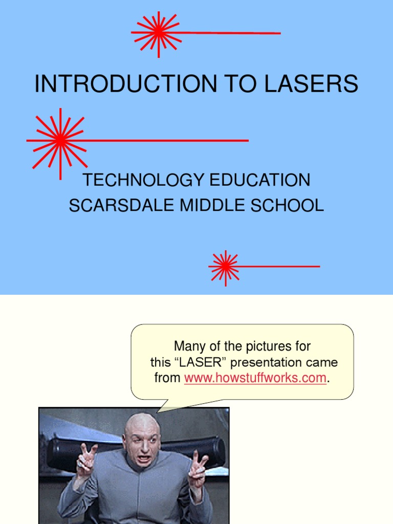 Introduction to Lasers Guide for Middle School | PDF | Laser | Light