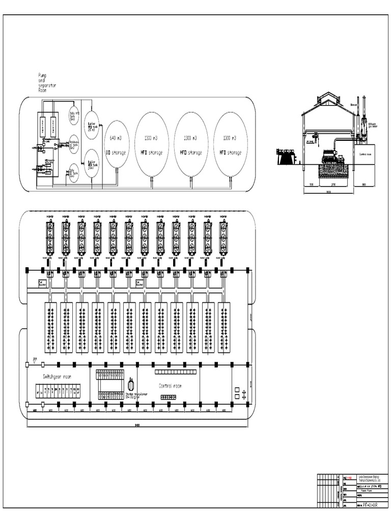 Layout For 12X3MW HFO Power Plant | PDF