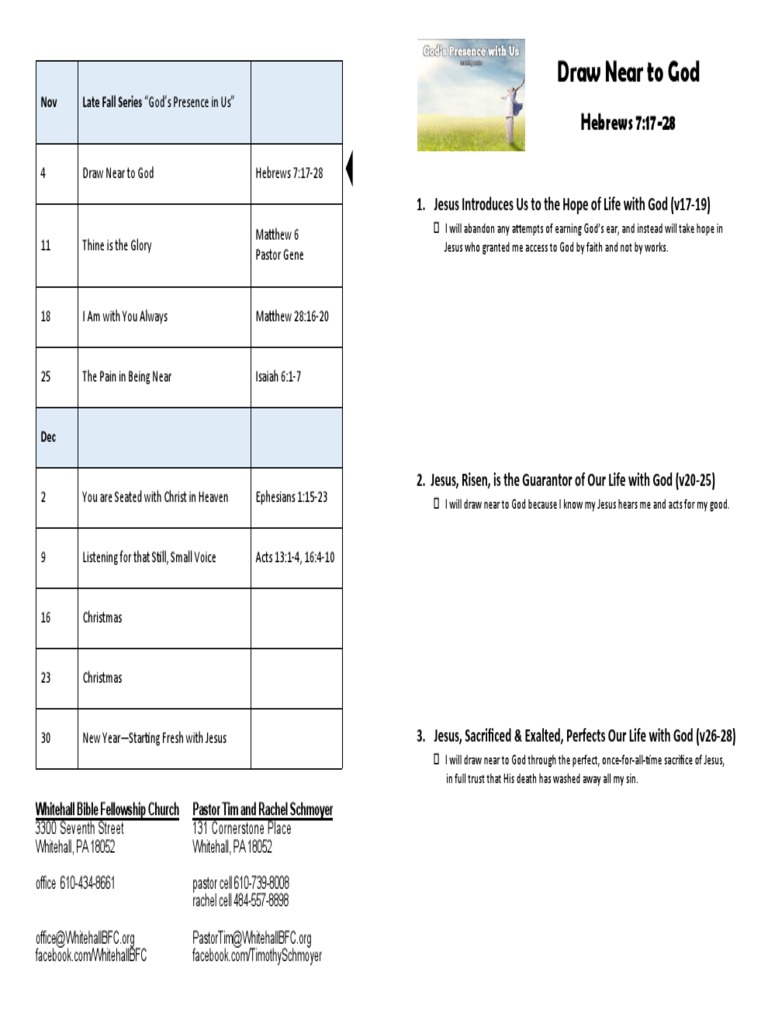 Draw Near To God | PDF | Christian Denominational Families ...