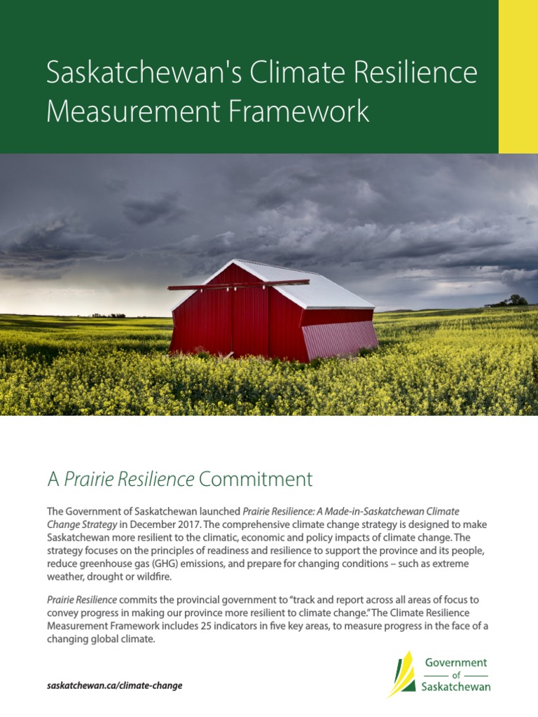109479-Climate Change Resilience Measurement Framework | PDF | Climate ...
