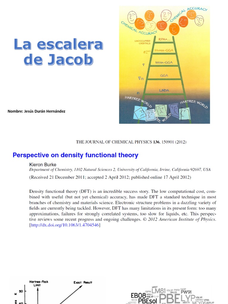 Escalera de Jacob en DFT | PDF | Método Hartree-Fock | Electrón