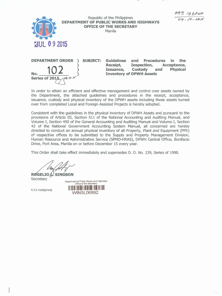 DPWH Do | PDF | Balance Sheet | Business Economics