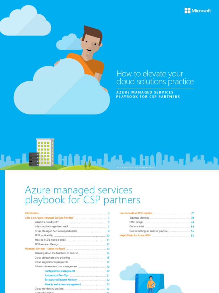 Azure MSP Playbook Final PDF | PDF | Cloud Computing | Microsoft Azure
