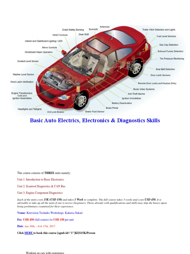 Basic Auto Electrics I | Download Free PDF | Engines | Internal ...