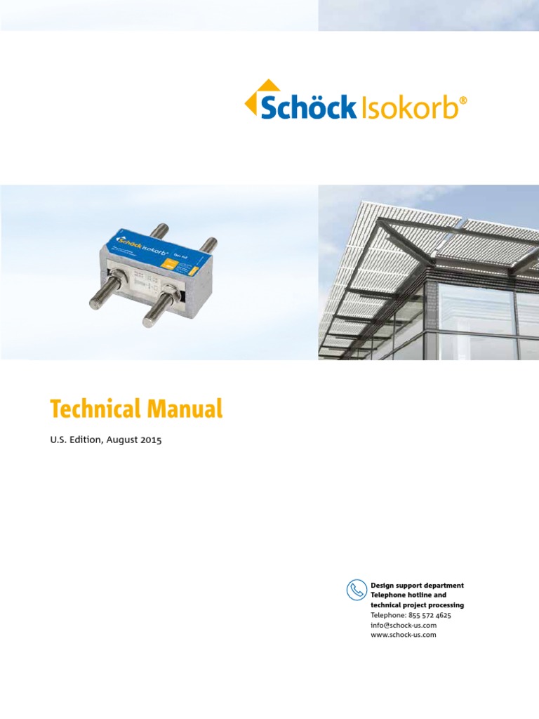 Technical Manual Schoeck Isokorb (5185) 2016-02-10 | PDF | Thermal Conductivity | Structural Steel