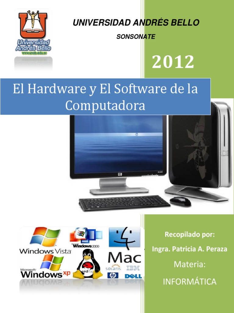 El Hardware y Software | PDF | Periférico | Hardware de la computadora