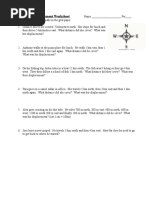 Net Force Calculation Worksheet | PDF
