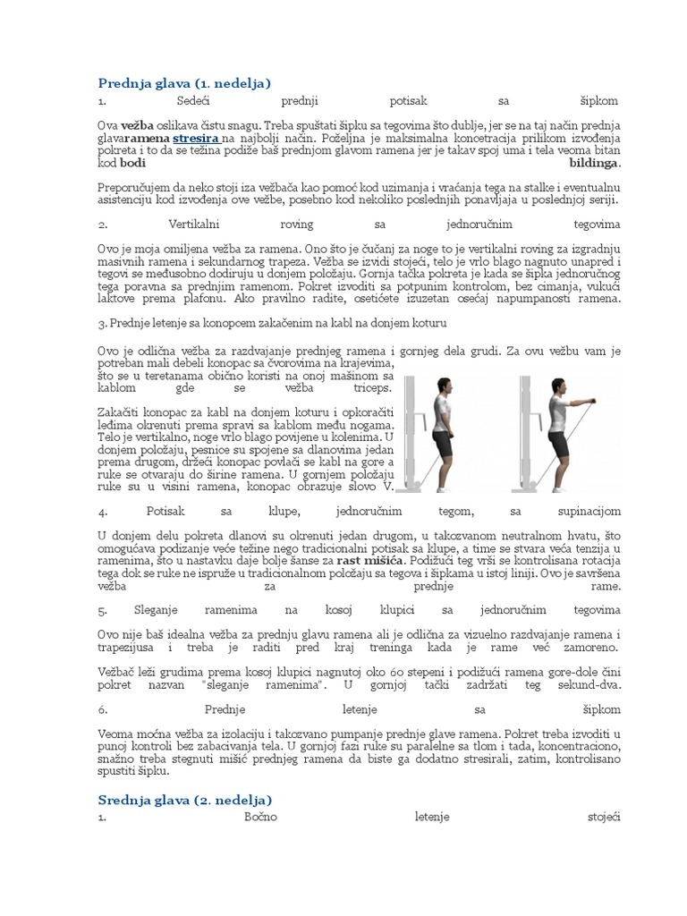 Prednja Glava Ramena | PDF