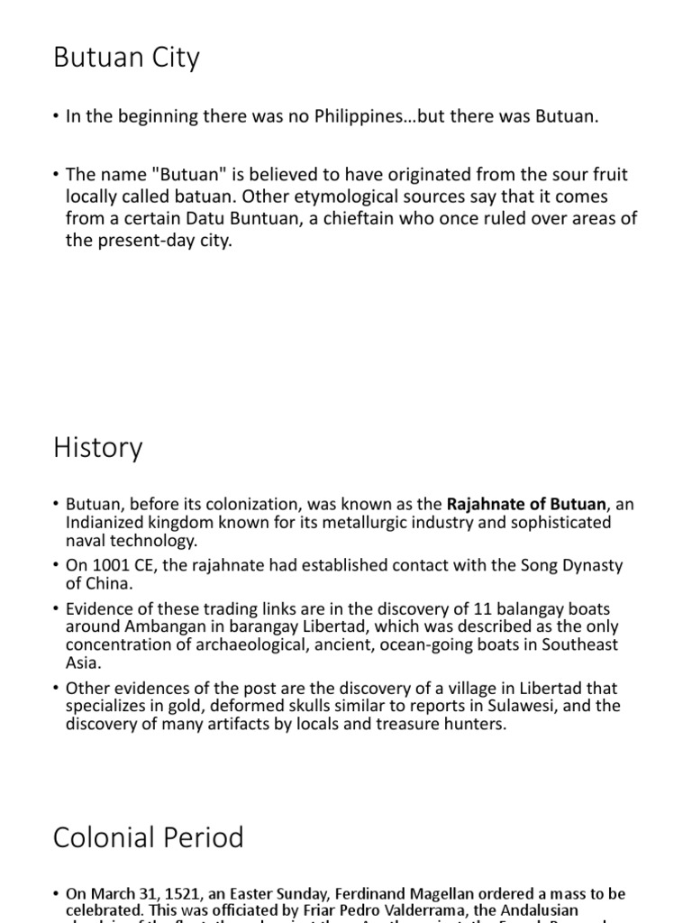 The History and Development of Butuan City from an Ancient Trading ...