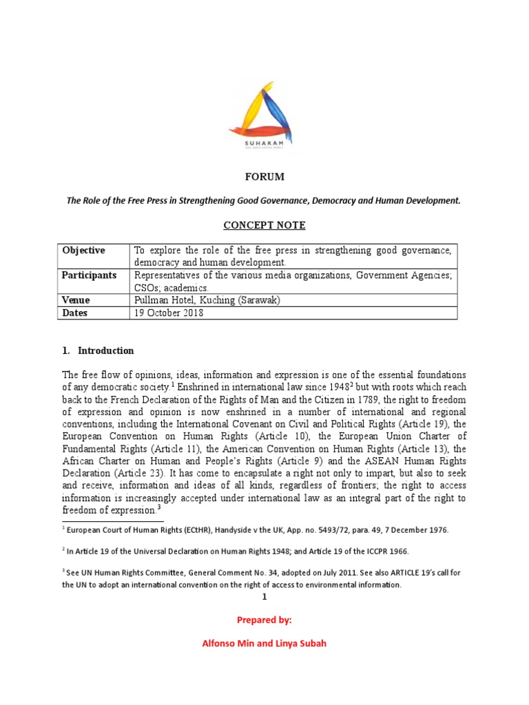 Concept Note (Draft) | PDF | Human Rights | Applied Ethics