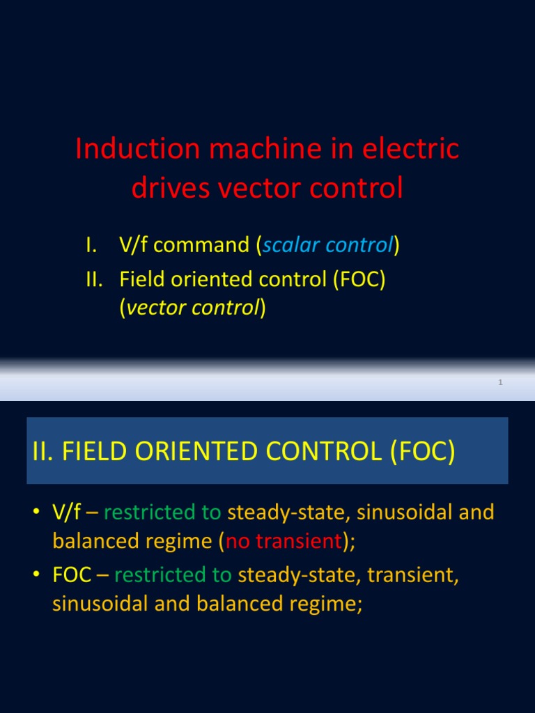 An In-Depth Explanation of Field Oriented Control (FOC) for Induction ...
