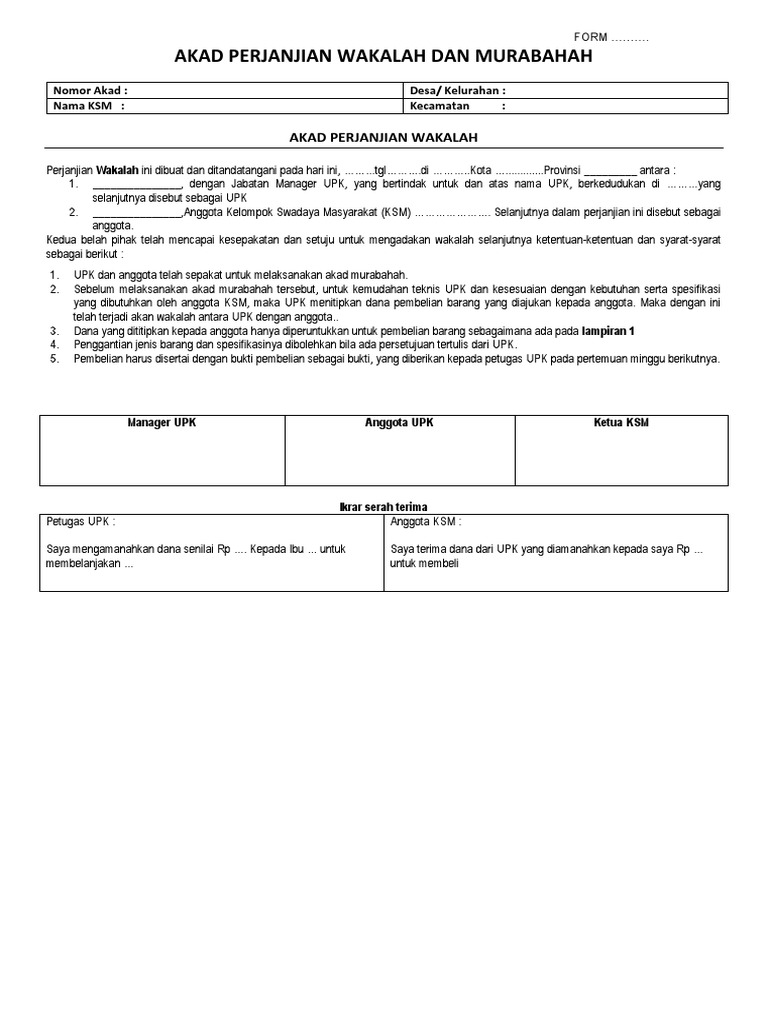 09 Akad Wakalah Dan Murabahah | PDF