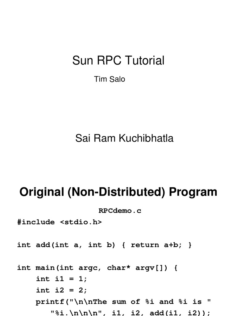 RPC Rmi | PDF | Java (Programming Language) | Server (Computing)