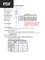 Calculation On C30 Designs | PDF | Construction Aggregate | Concrete