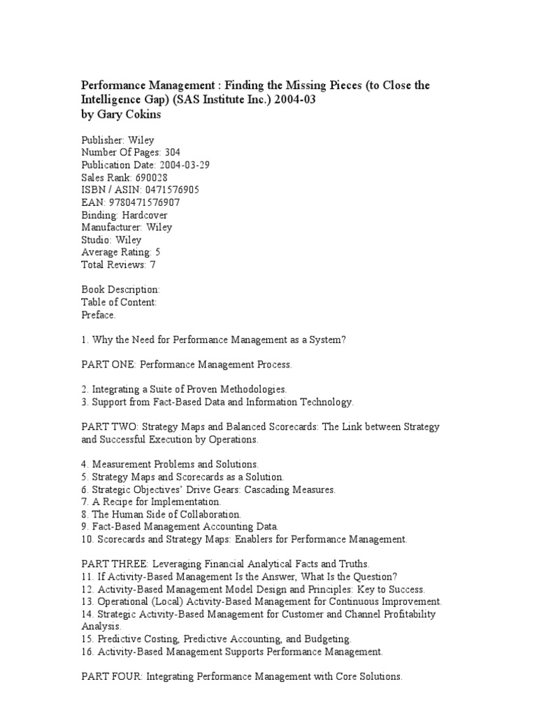 Performance Management | PDF | Strategic Management | Leadership