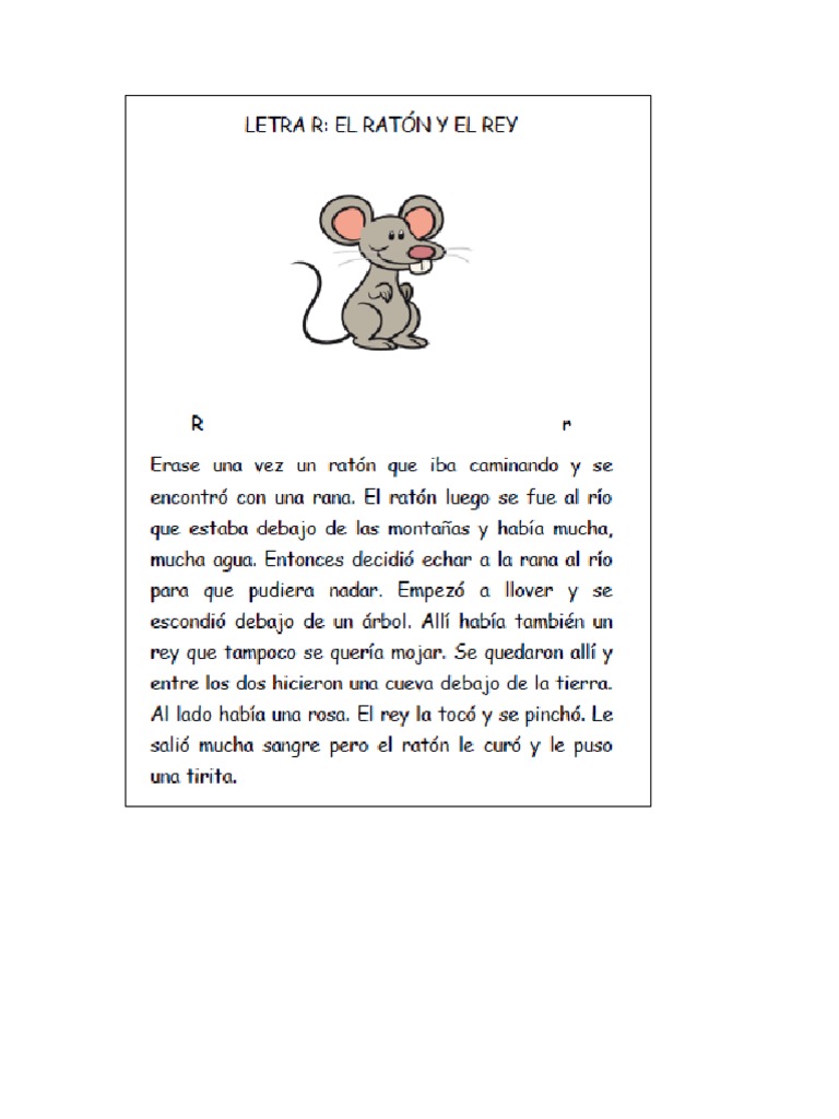 Tarea Cuento RR | PDF