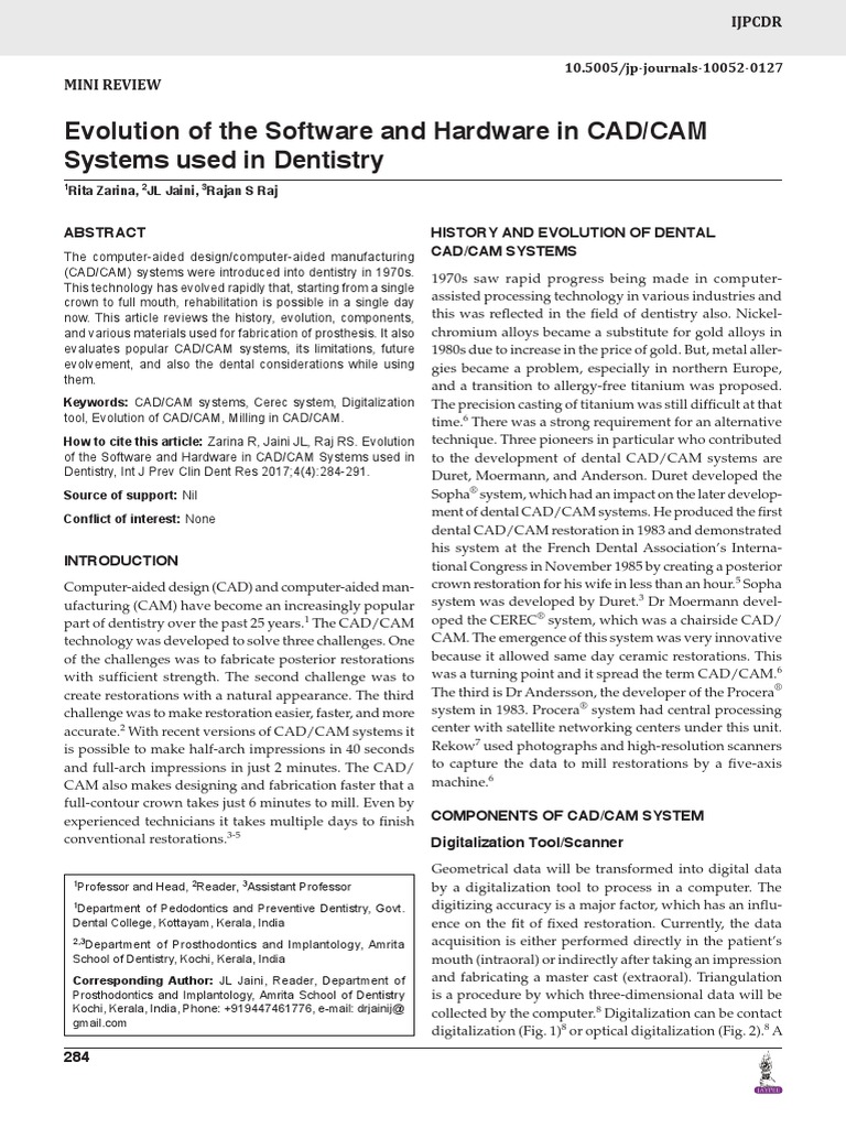 Evolution of The Software and Hardware in CADCAM Systems Used in ...