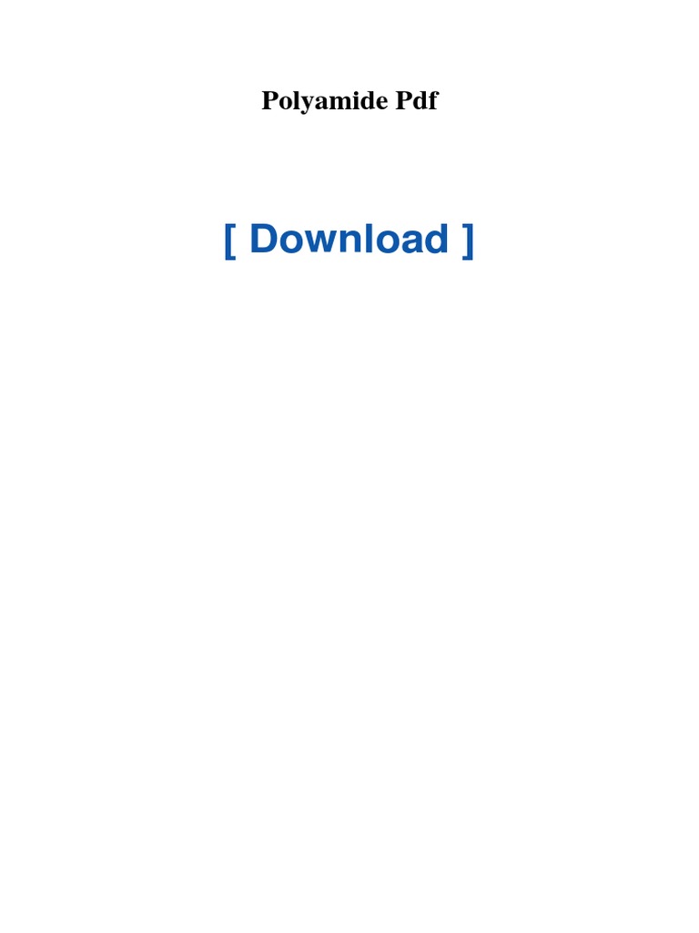 W4xekze1 Polyamide PDF | PDF | Nylon | Polymers