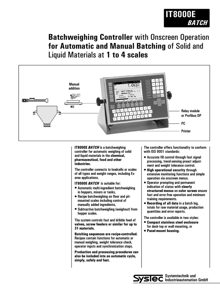 IT8000E Batch Manual | PDF | Computer Keyboard | Usb