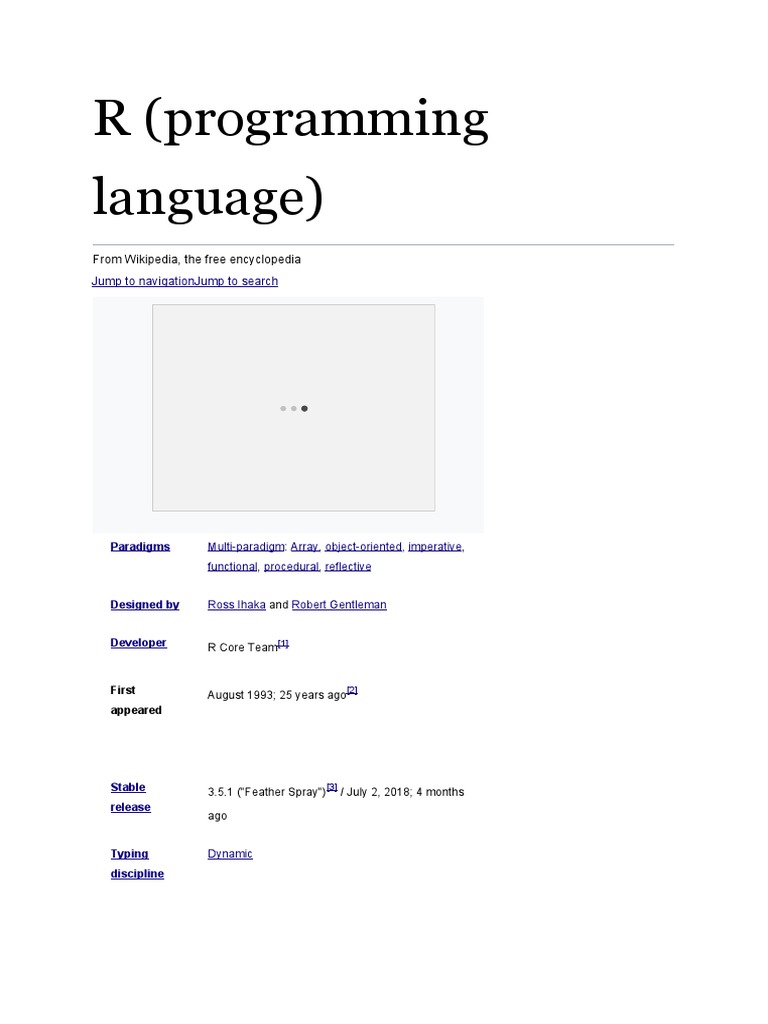 R (Programming Language) | PDF | R (Programming Language) | Programming Paradigms