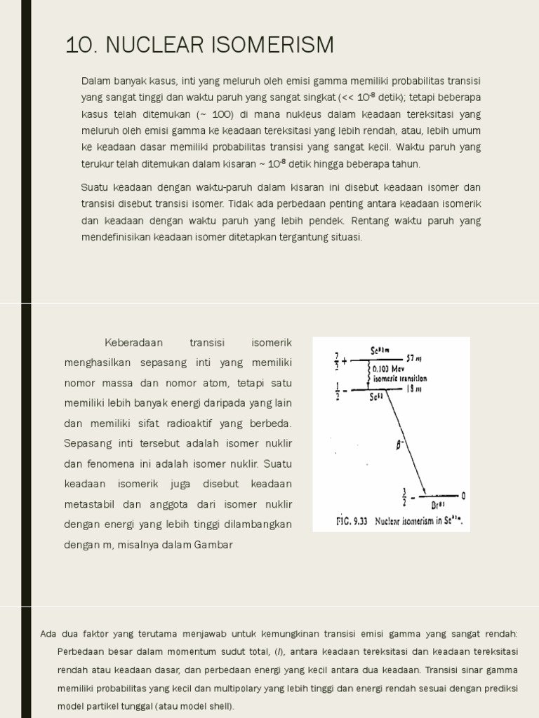Nuclear Isomerism | PDF