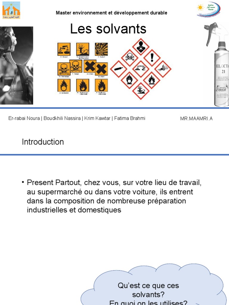 Les Solvants | PDF