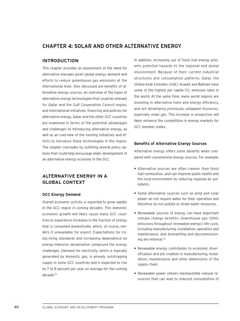 04 Low Carbon Energy Transitions Qatar Meltzer Hultman Chapter 4 1 | PDF | Solar Power ...