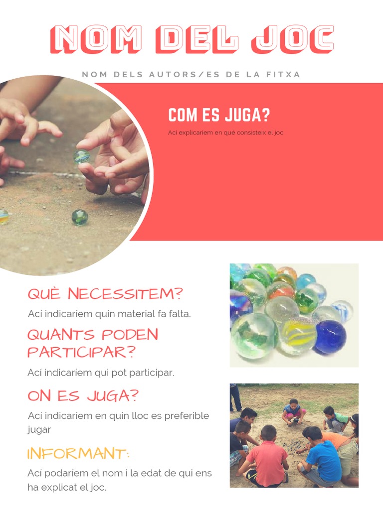 Exemple de Fitxa de Joc | PDF