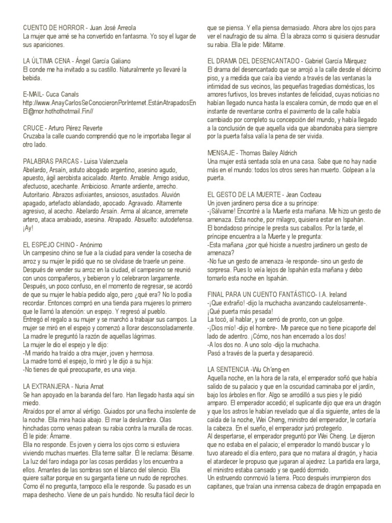 Micro Cuento S | PDF