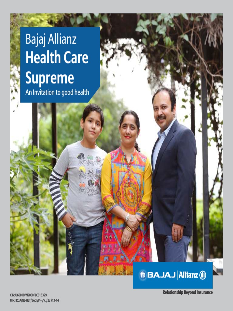 Health Care Supreme: Bajaj Allianz | PDF | Patient | Hospital