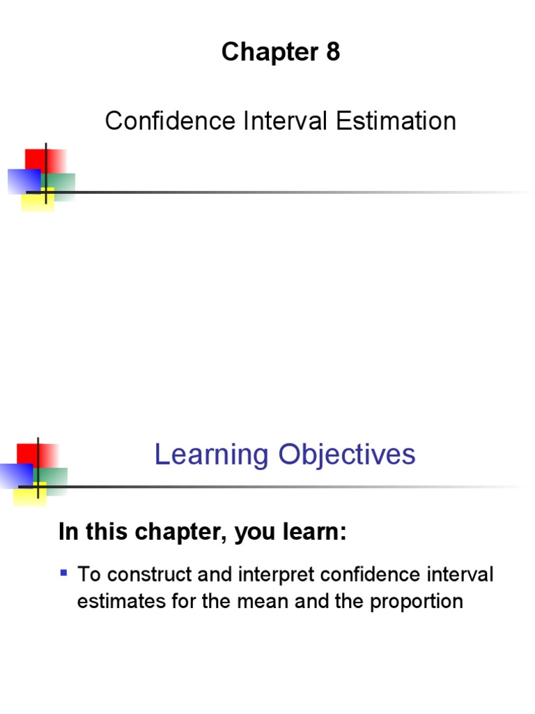 Statistical Estimation | PDF | Confidence Interval | Standard Deviation