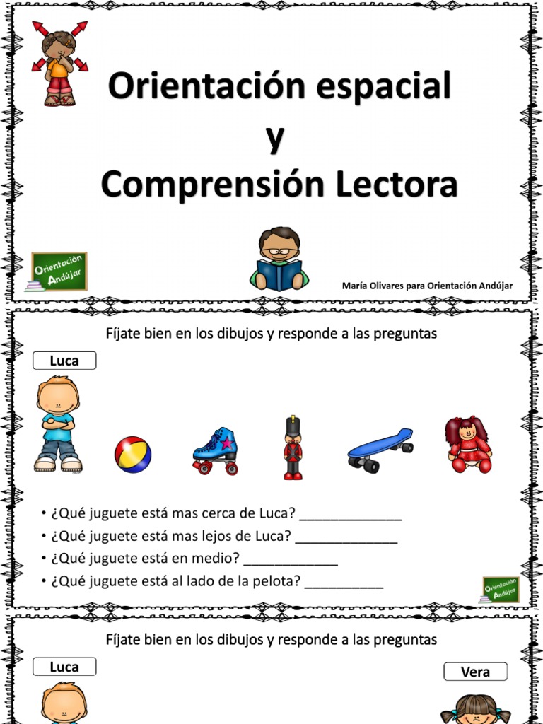 Orientacion Espacial Comprensión Lectora | PDF