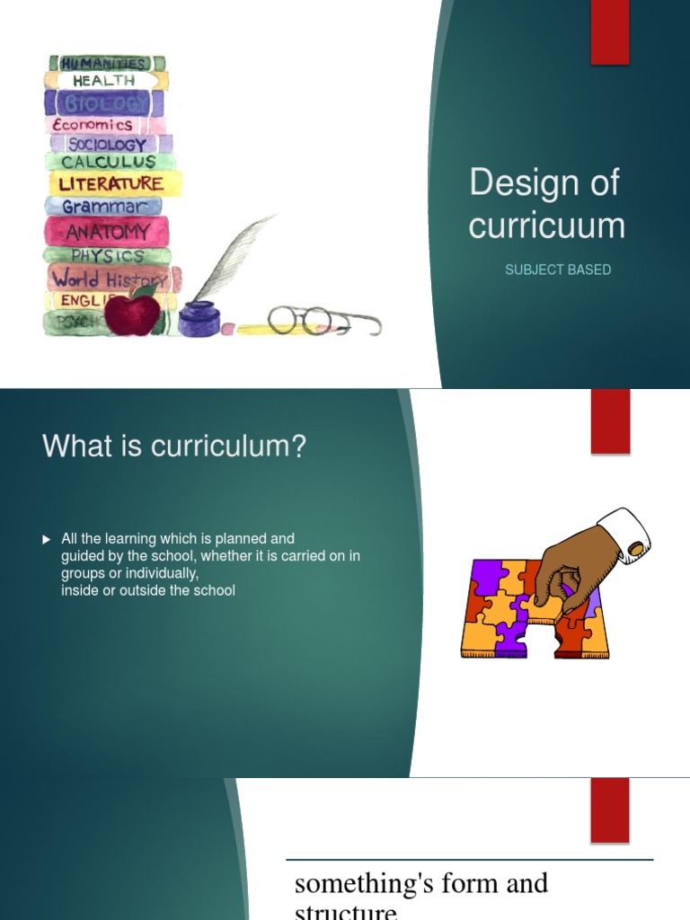 Subject Based Curriculum | PDF | Curriculum | Learning
