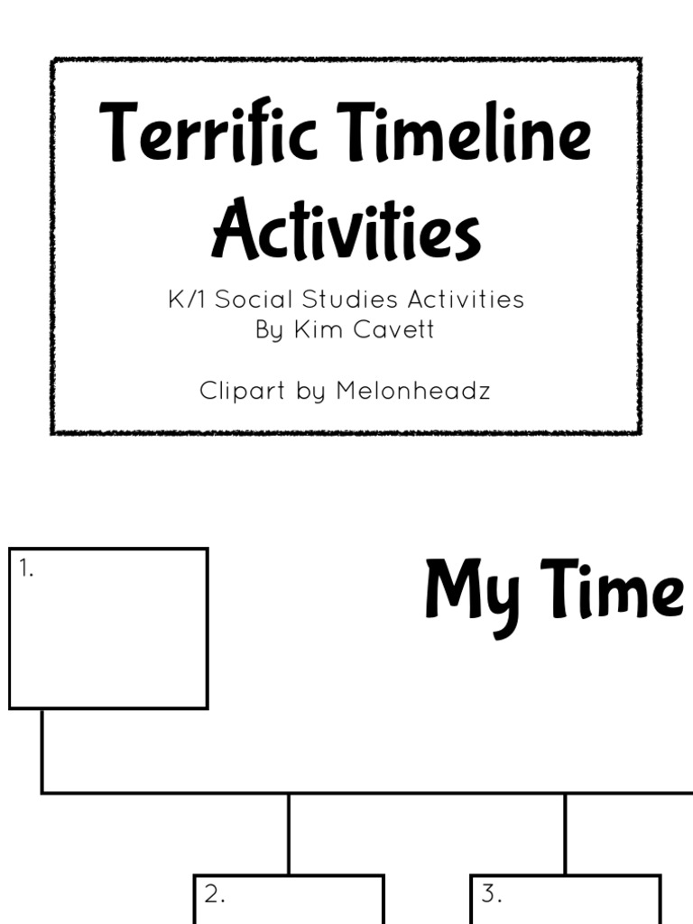 K/1 Social Studies Timeline Activities | PDF | Sports & Recreation